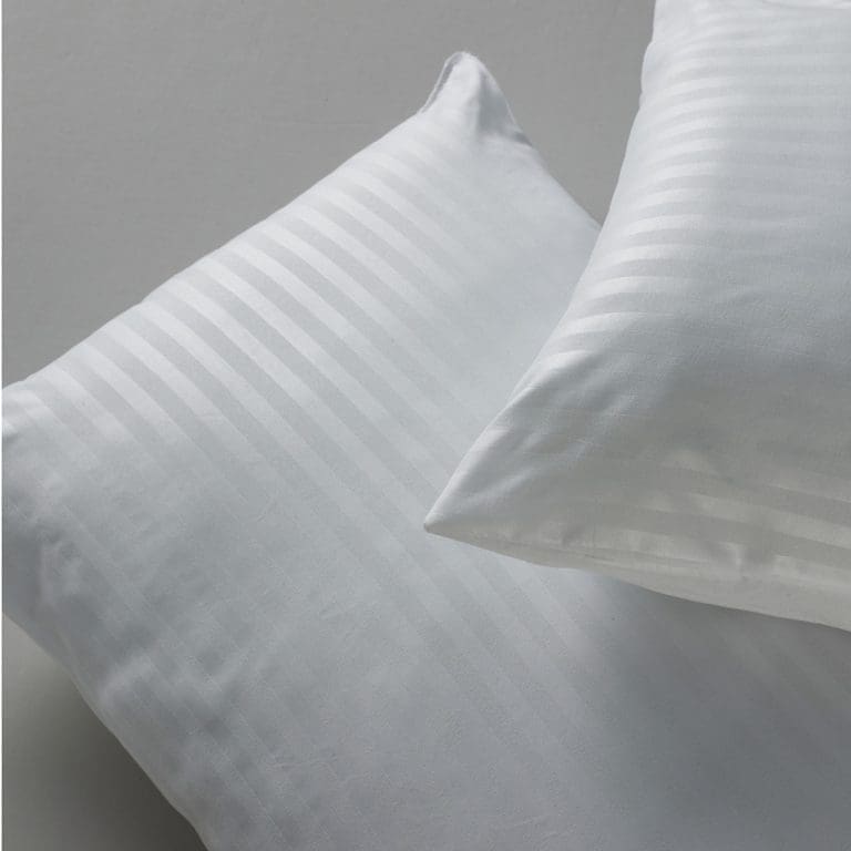 Satin Stripe Supreme Comfort Pillow Pair by Sarah Jayne 5 Star